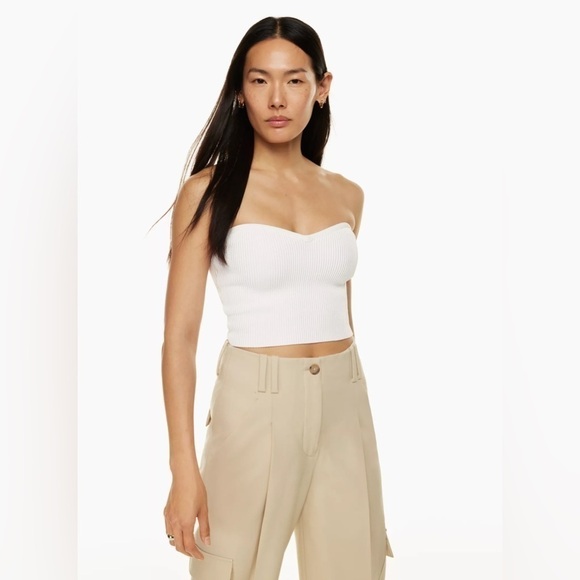 Aritzia | Tops | Aritzia Sculpt Knit Sweetheart Tube Top | Poshmark